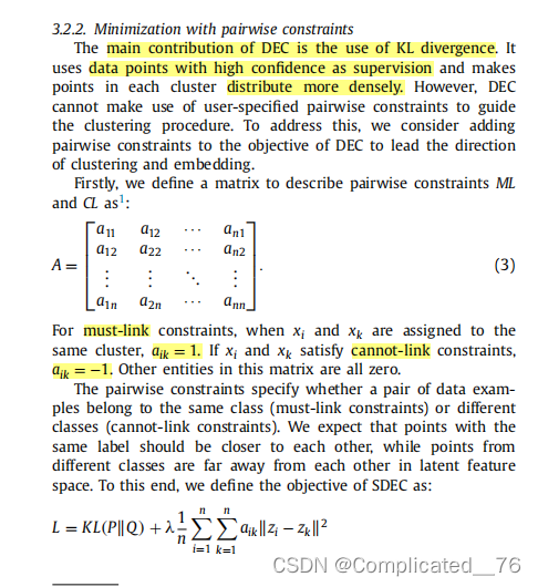 SDEC:Semi-supervised deep embedded clustering-CSDN博客