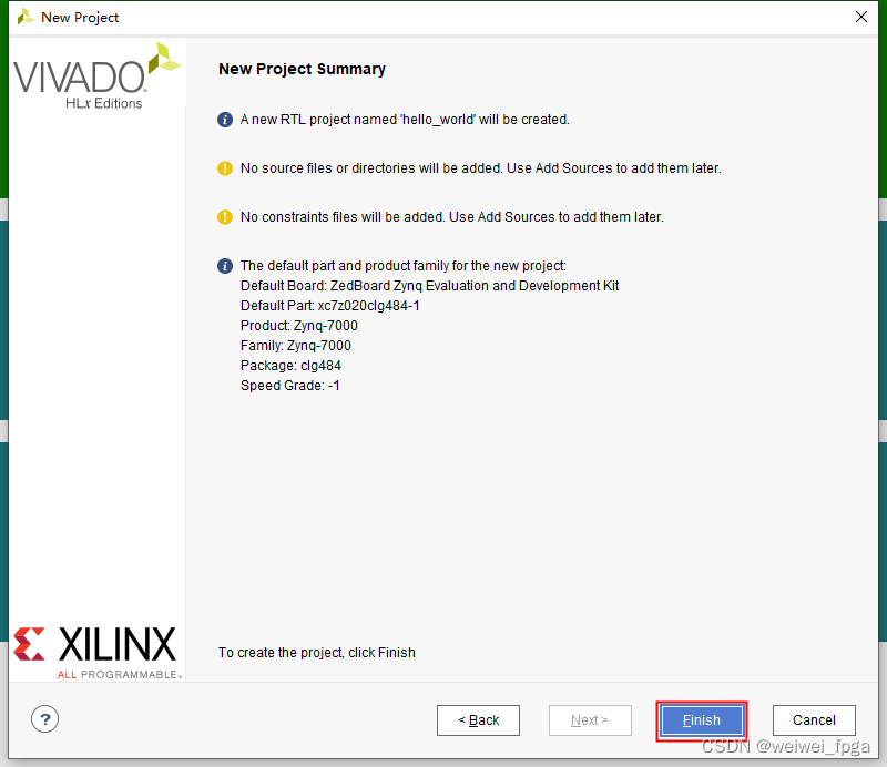 ZedBoard教程PS篇(1):新建hello_world工程-CSDN博客