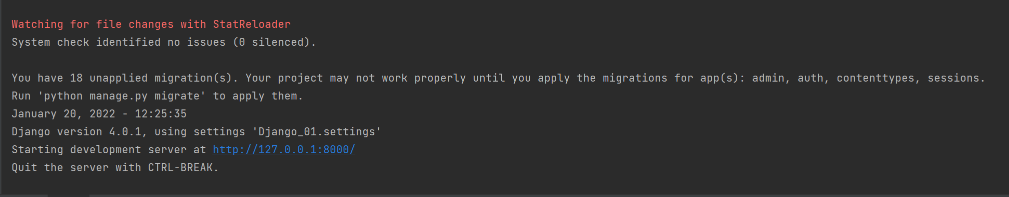Django初识（1.创建项目）_django项目移动之后没有env-CSDN博客