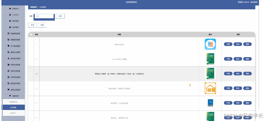 计算机毕业设计springboot租房管理系统5rkyj9【附源码数据库部署lw】青年租房管理系统类图 Csdn博客
