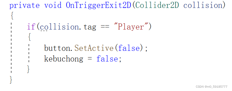 关于Unity 中OnTriggerStay2D方法不触发的问题_ontriggerstay2d不执行-CSDN博客