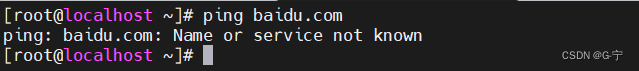 解决ping: www.baidu.com: Name or service not known_ping: baidu: name or service not known-CSDN博客