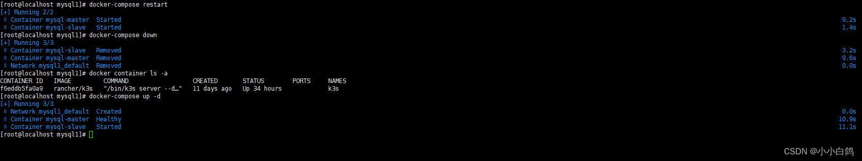 使用docker Compose搭建mysql主从复制docker Compose Mysql主从 Csdn博客 4779
