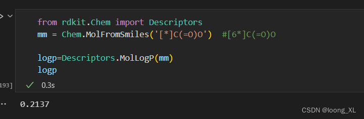 rdkit、mordred分子描述计算molecular descriptors、Lipinski_rdkit计算亲脂性-CSDN博客