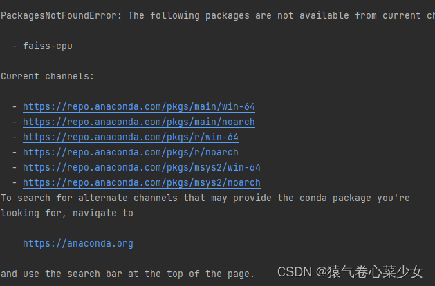 Faiss安装之问题重重_faiss-gpu-CSDN博客