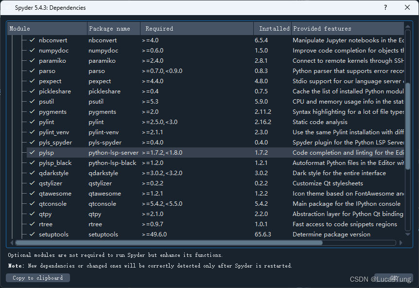 Anaconda中Spyder更新出现You have missing dependencies-CSDN博客