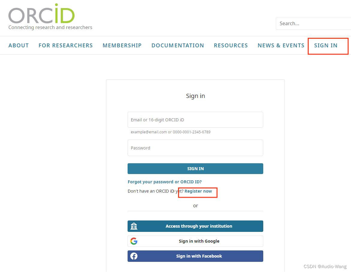 如何申请自己的ORCID_orcid号怎么注册-CSDN博客