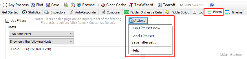 Fiddler 过滤 js、css、jpg 等请求_fiddler怎么过滤去除js-CSDN博客
