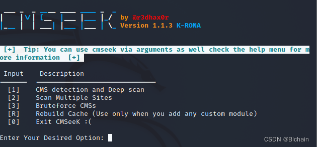 CMSeek使用(Kali中)-CSDN博客