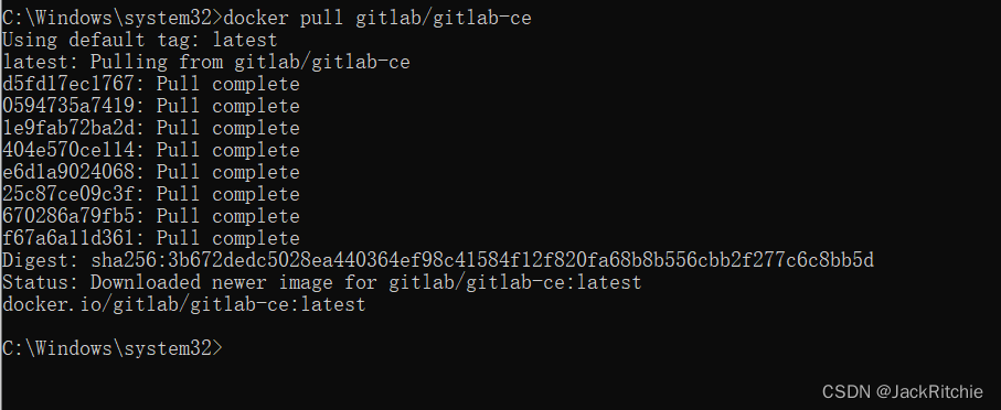 Windows上使用docker部署gitlab服务器实现局域网内代码版本管理windows10找一个存放gitlab软件版本相关内容的盘符 