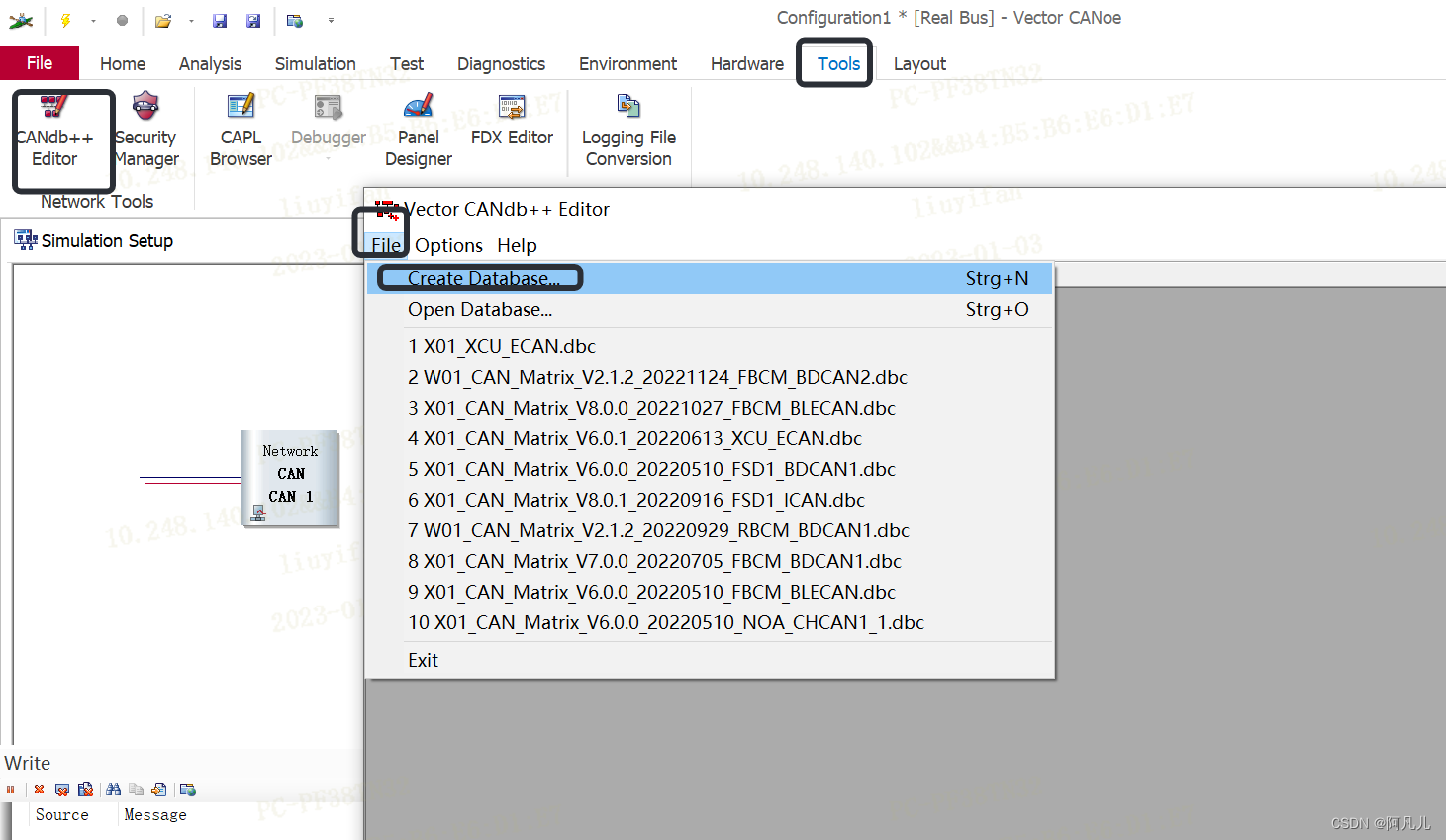 CANOE创建DBC_canoe17怎么添加dbc-CSDN博客