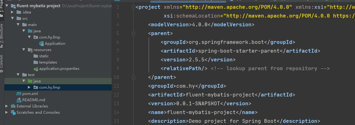 FluentMybatis 项目构建、代码生成（一） | FluentMybatis实践_fluent-mybatis-CSDN博客