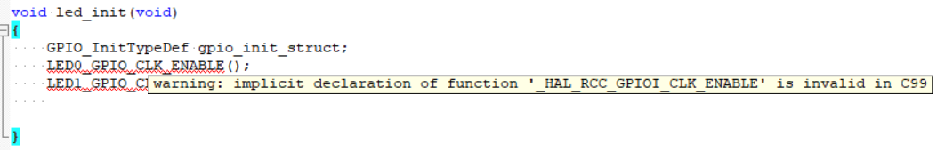 Keil写代码时遇到的问题——warning:implicit declaration of function “XXXX“ is invalid in C99_keil5 warning ...
