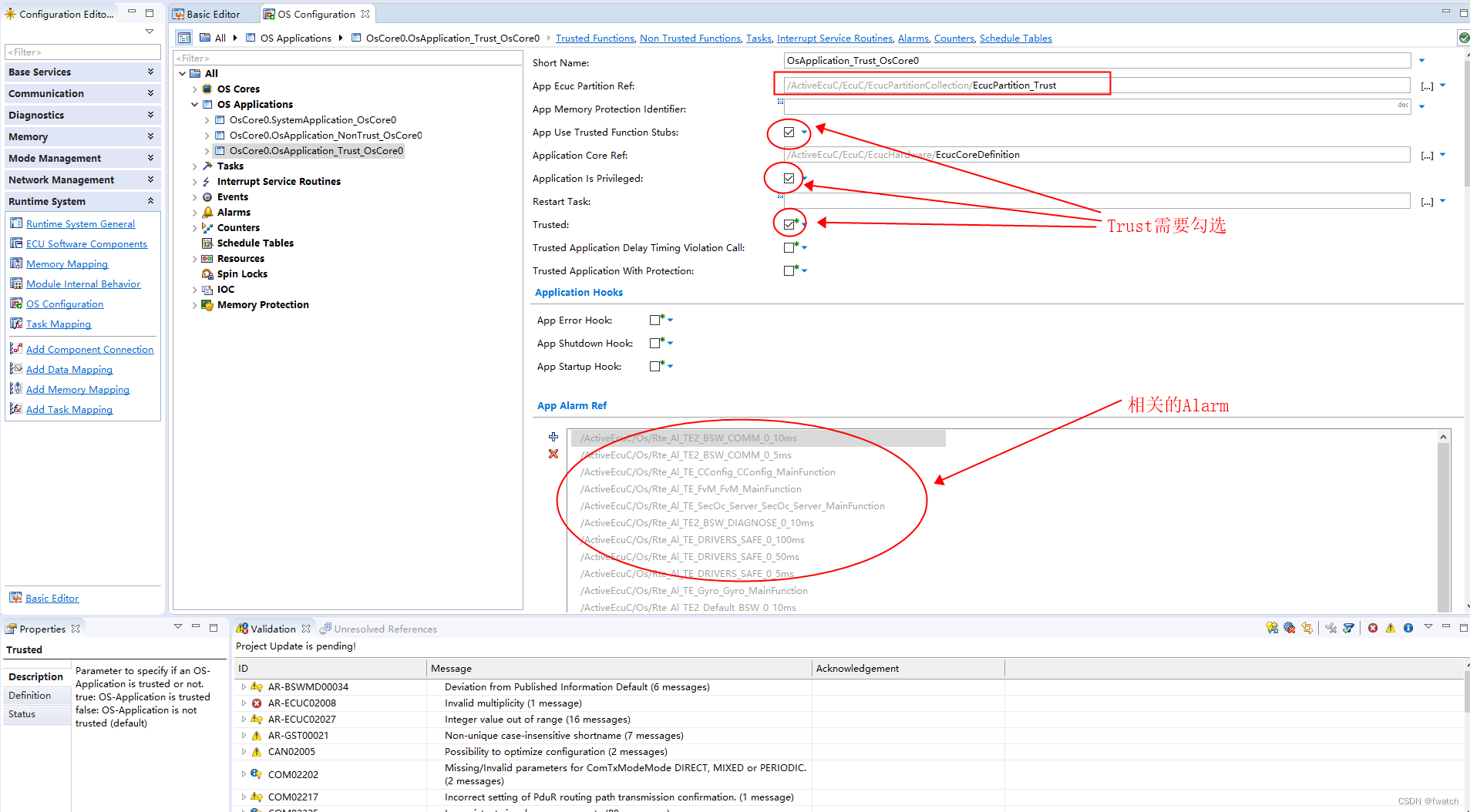 Autosar CPU core trust/Nontrust配置_autosar ecuc-CSDN博客