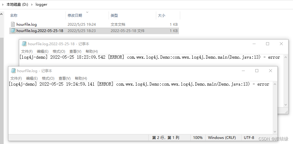 java 日志框架log4j 示例4_log4j log4j.appender.r.datepattern-CSDN博客