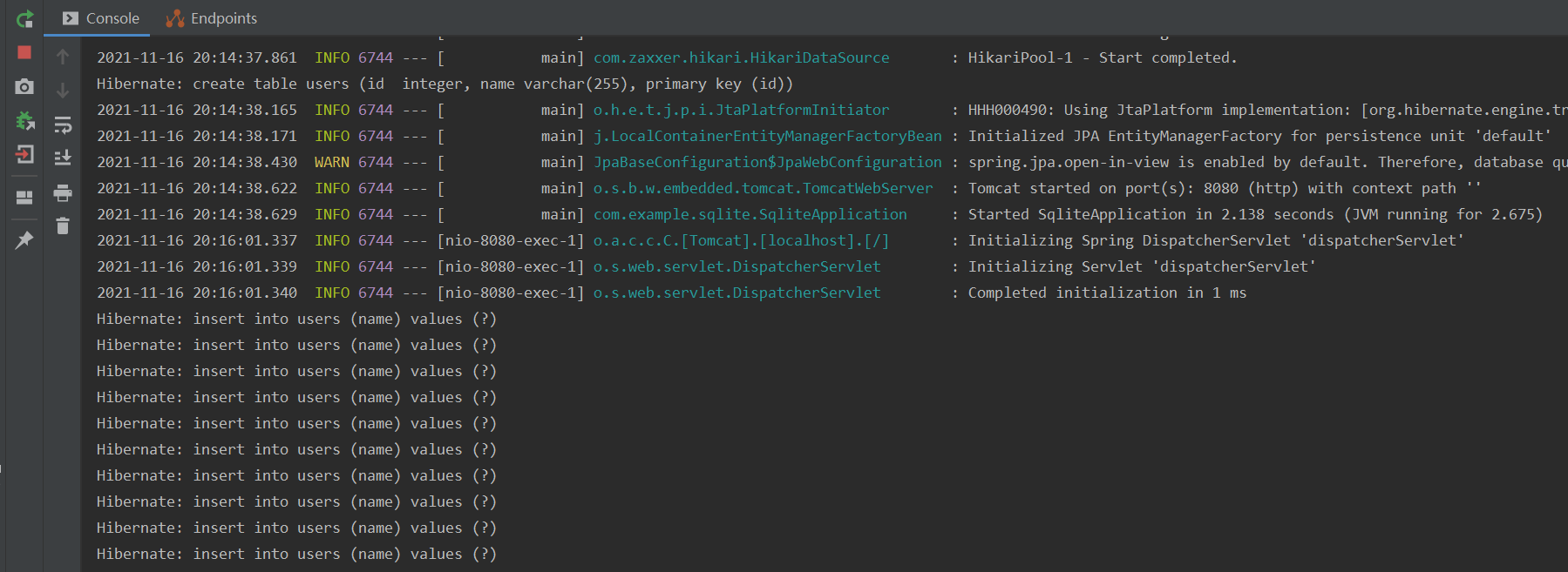 spring-boot-starter-data-jpa + SQLite简单例子（含全部代码）_sqlite springdatajpa 自动创建表-CSDN博客