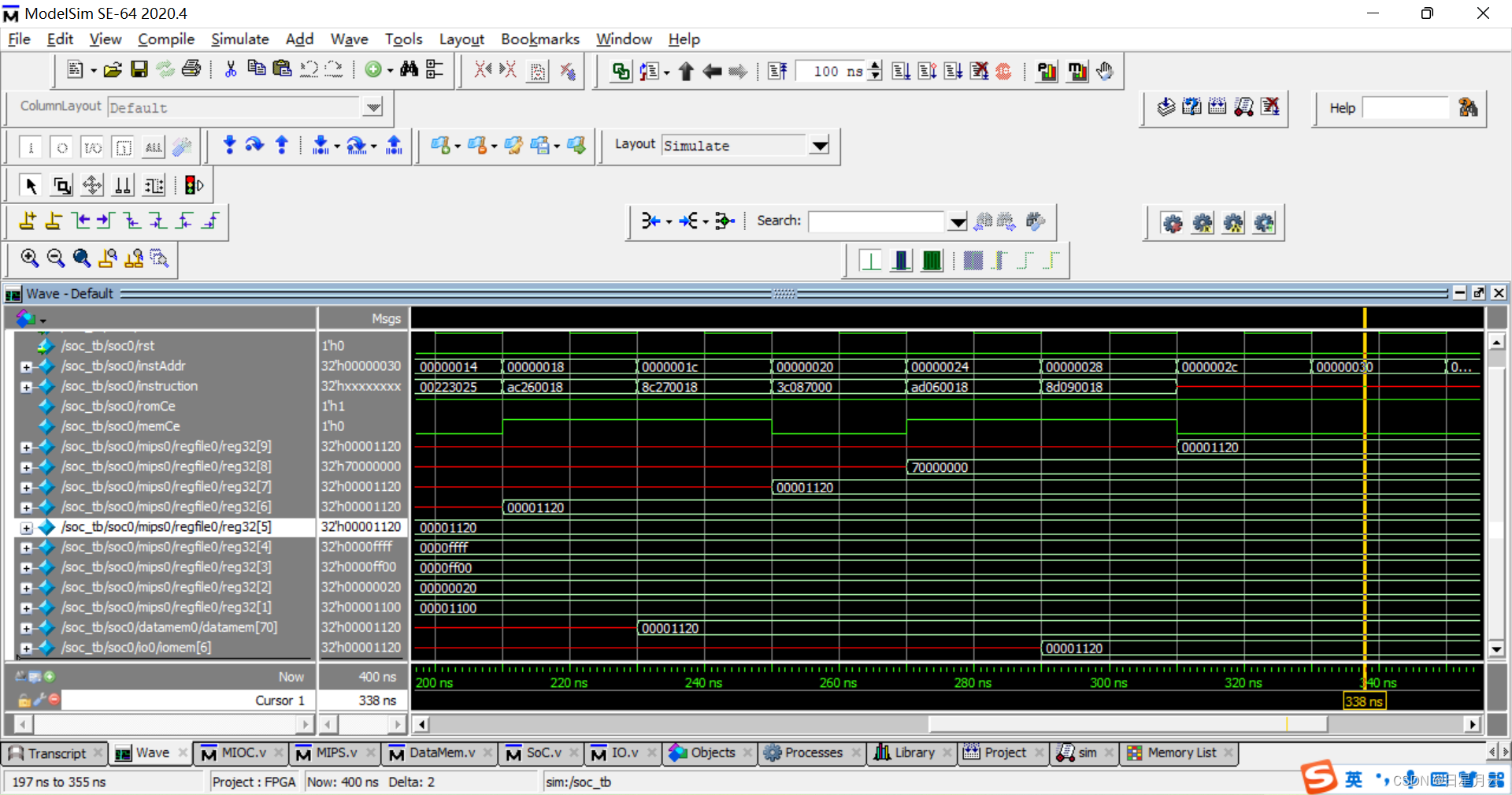单周期cpu模型机下载【fpga模型机课程设计】fpga是否下载了正确的模型机 Csdn博客
