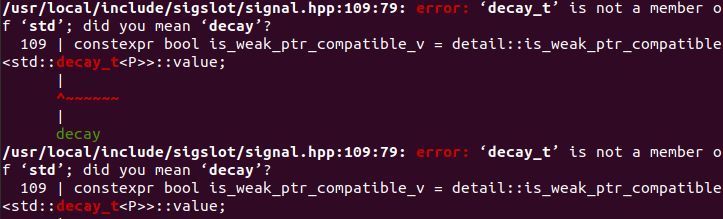 编译ORB_SLAM3：error: ‘decay_t’ is not a member of ‘std’-CSDN博客