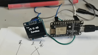 ESP8266+0.96寸oled液晶显示屏，得到网络时间展示_如何显示oled显示网络连接中-CSDN博客