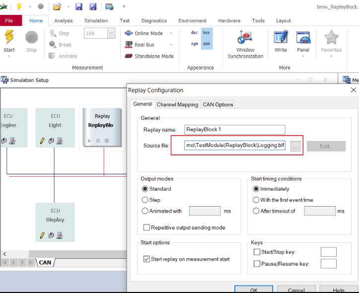 CANoe的数据回放（Replay Block），还是要结合CAPL脚本才能说的明白_canoe replay block-CSDN博客