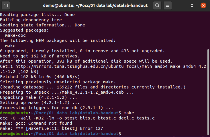 CSAPP，lab实验环境ubuntu搭建_做csapp lab的软件-CSDN博客