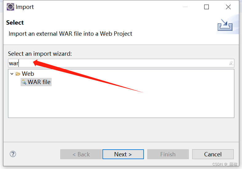 利用eclipse导入war包并运行_如何在eclipse中使用tomcat执行war文件-CSDN博客