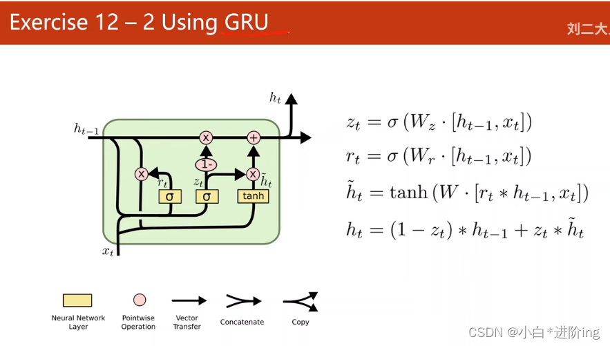 刘二大人 Pytorch深度学习实践 笔记 P12 循环神经网络（基础篇）刘二大人循环神经网络 Csdn博客