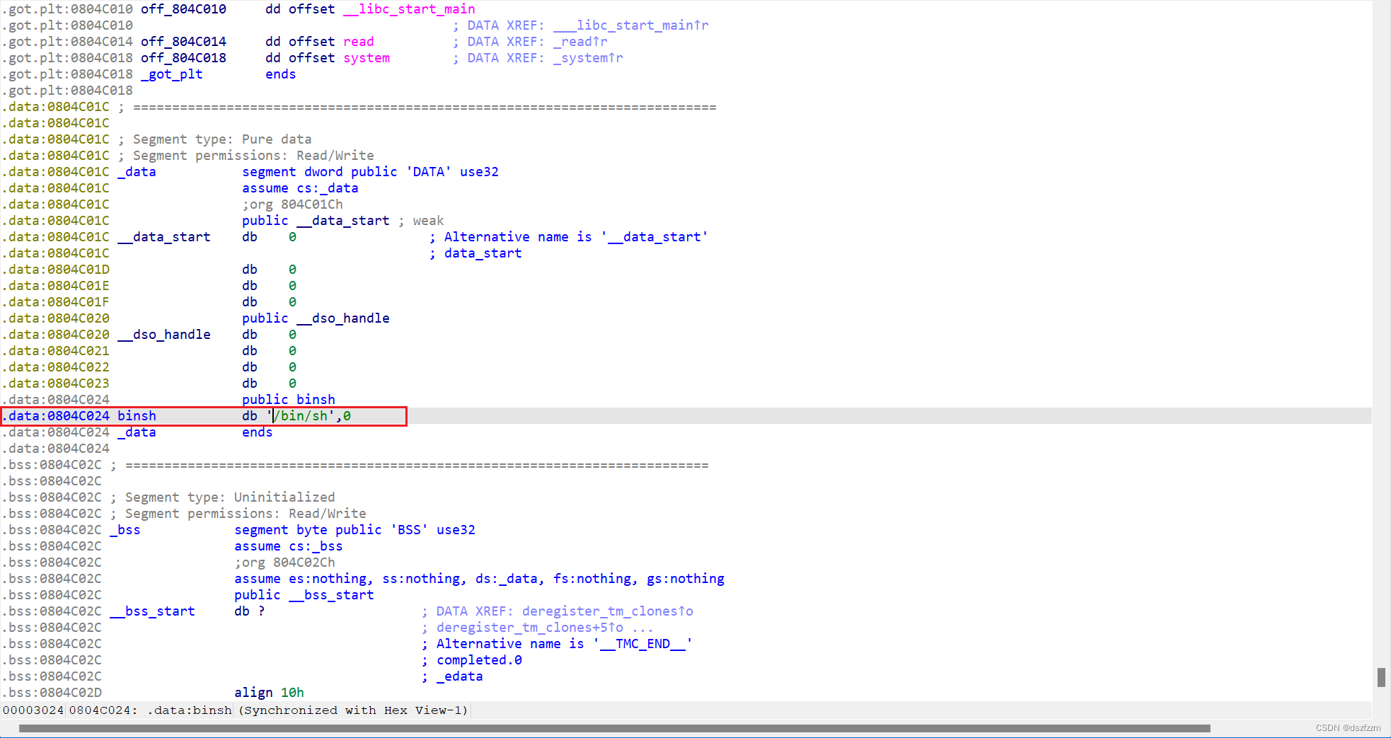 rop链攻击实例-CSDN博客