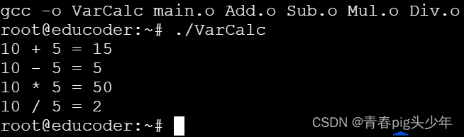 Linux实验 C语言编程 Makefile管理(第2关:makefile之变量使用)第2关makefile之变量使用 Csdn博客