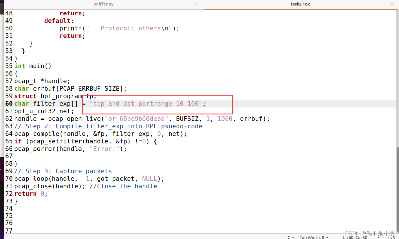 Lab1 Packet Sniffing and Spoofing Lab-CSDN博客