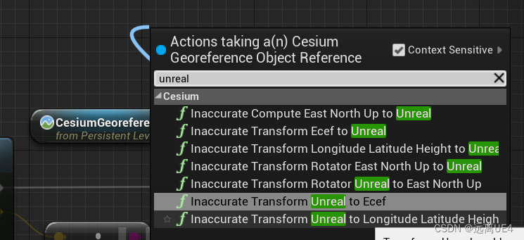 Ue4 Cesium For Unreal 零碎学习笔记 Csdn博客 