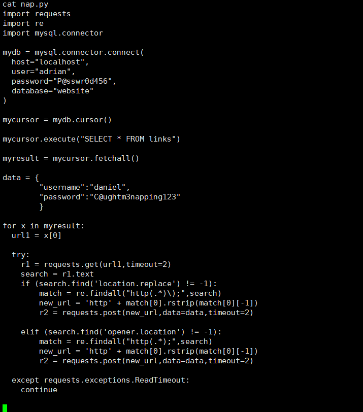 Vulnhub 靶机 Napping 1.0.1 write up Reverse Tabnabbing钓鱼 修改root权限的定时py文件 + vim 提权_vulnhub napping ...