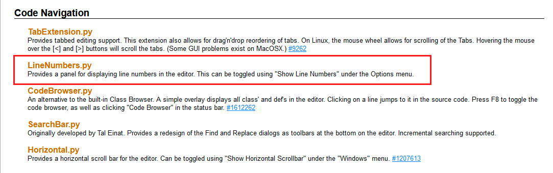 Python Idle 如何设置代码显示行号（亲测可用）pythonlinenumber Csdn博客 