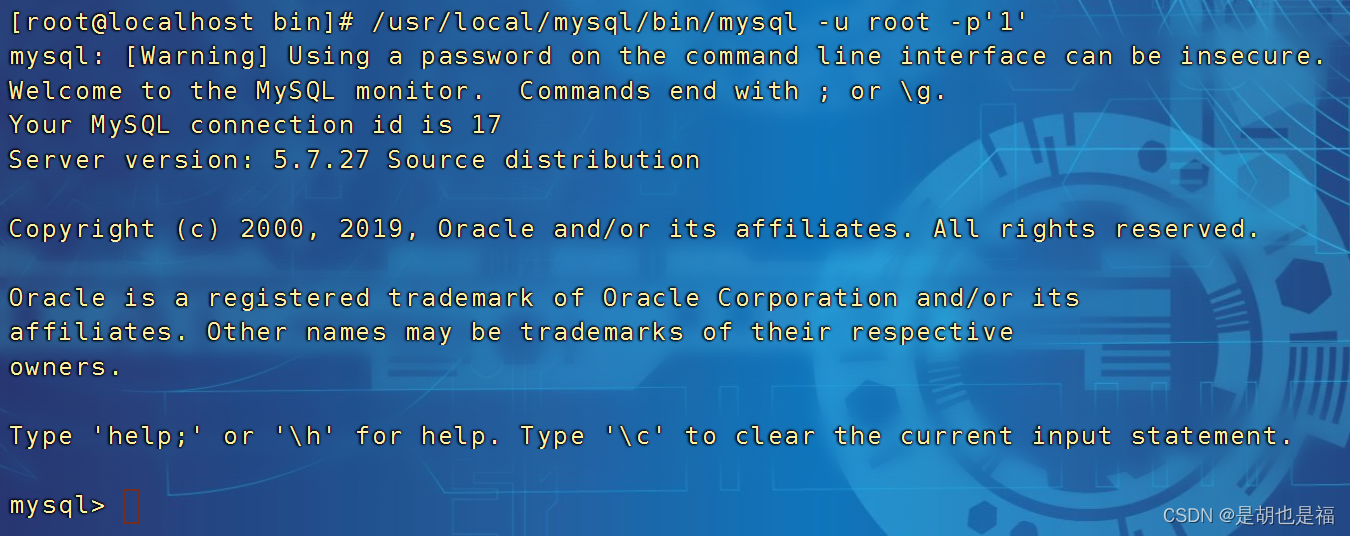 linux中安装mysql中遇到重新设置密码报错:mysqladmin: connect to server at ‘localhost‘ failed的解决方法_centos7 ...