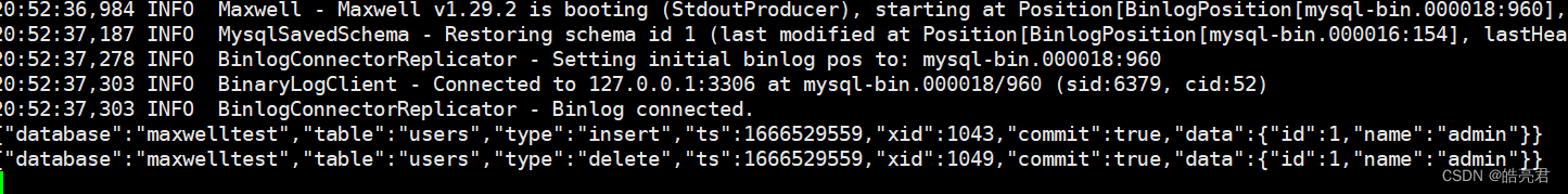 【hadoop生态圈】9使用maxwell实时采集mysql数据到kafka中kafka采集mysql Csdn博客
