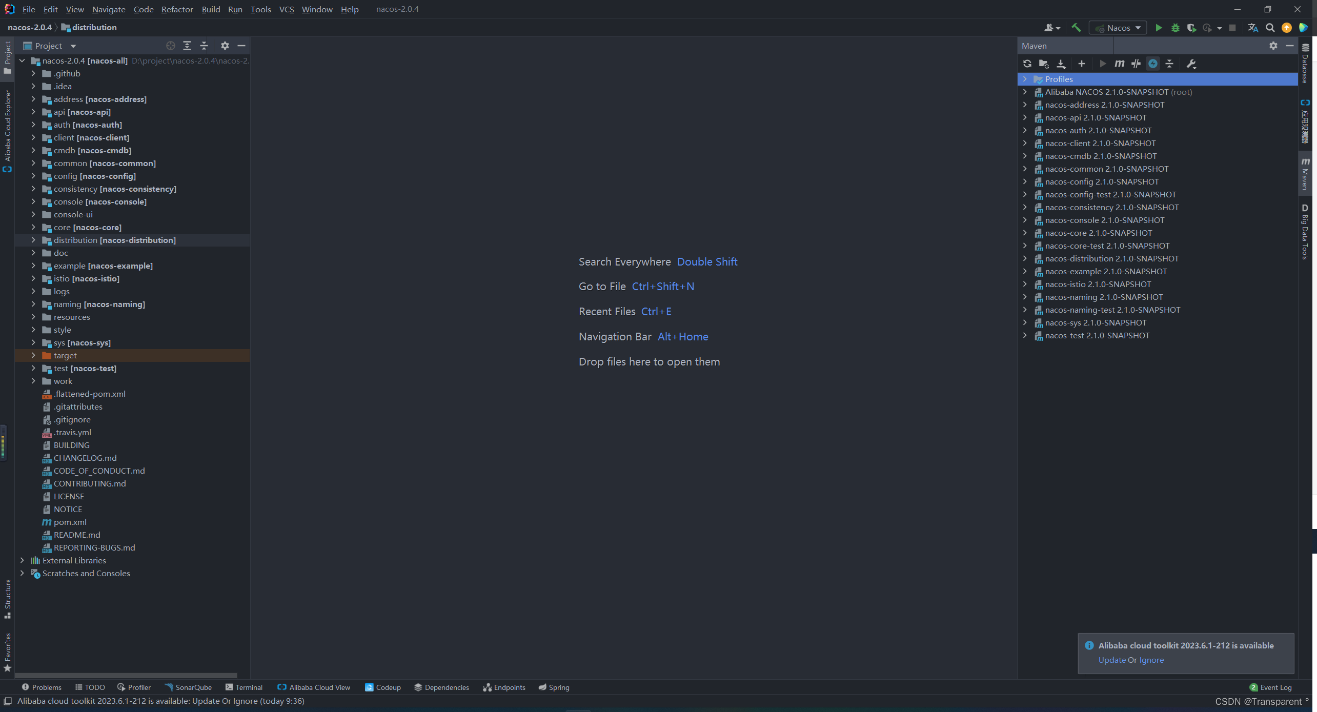 nacos2.1.0修改源码支持pg数据源，并构建docker镜像_nacos 2.1.0-CSDN博客
