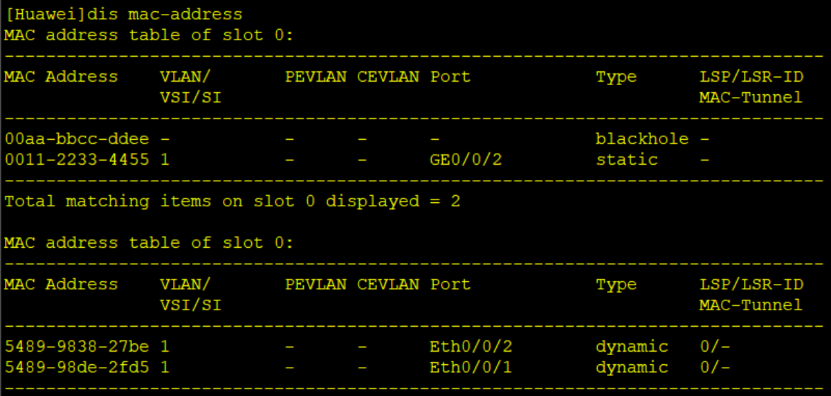 MAC地址表-CSDN博客