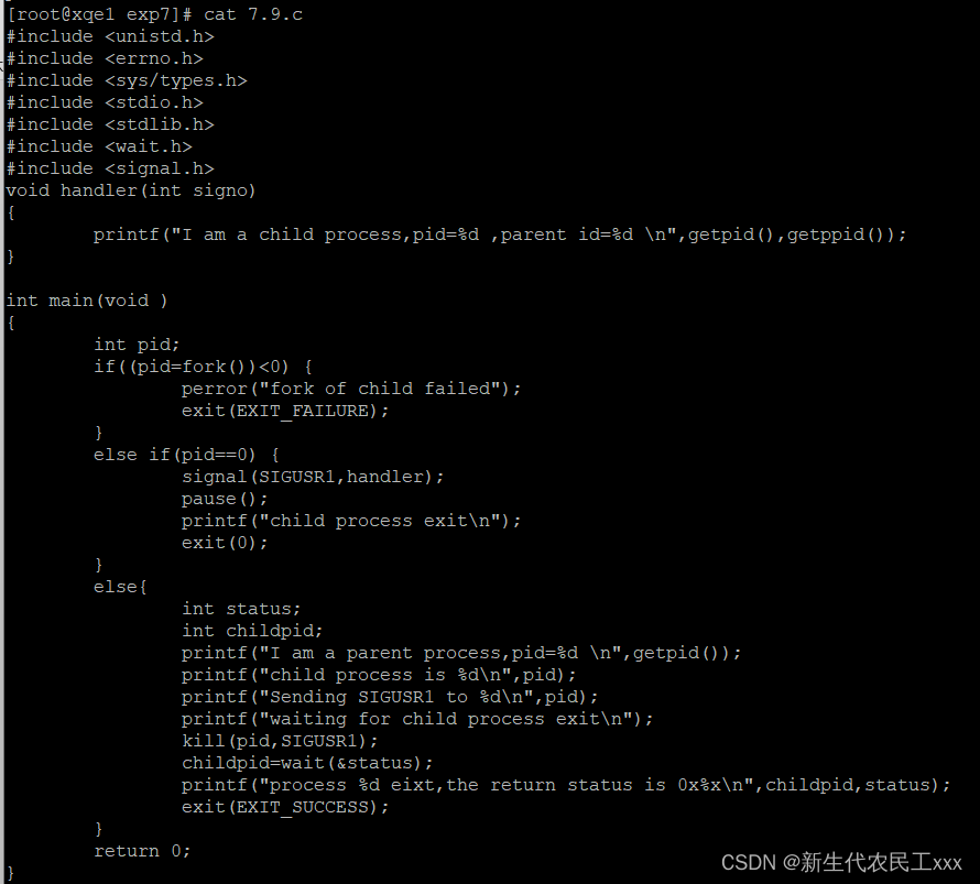 Linux实验:linux环境编程在linux环境下执行以下代码若程序正常运行子进程创建成功屏幕上得到怎样的输出 Csdn博客