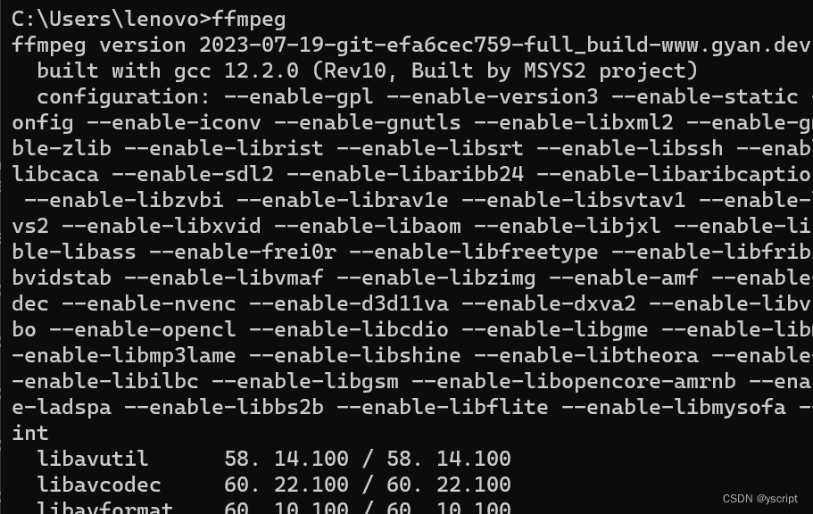 BUG解决：ValueError: ffplay from ffmpeg not found, necessary to play audio.-CSDN博客