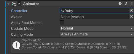 Ruby‘s Adventrue游戏制作笔记（十）Unity添加动画_ruby lookdirection-CSDN博客