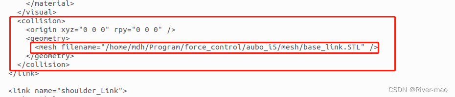 MuJoCo仿真（3）将aubo-i5模型导入mujoco环境_mujoco ur5.xml-CSDN博客