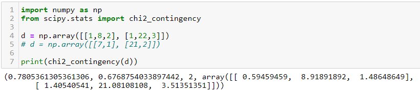 ValueError: The internally computed table of expected frequencies has a zero element at (1,).-CSDN博客