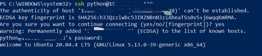 Instead of xshell, use windows powershell remote link - Programmer Sought