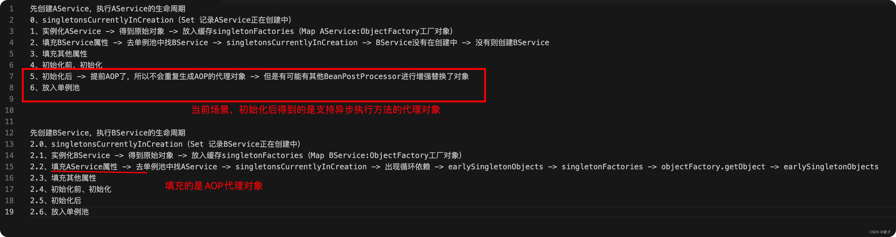 Spring源码分析（十六）循环依赖3：其他场景下循环依赖分析，以及神器@Lazy懒加载解决循环依赖_@lazy循环依赖-CSDN博客
