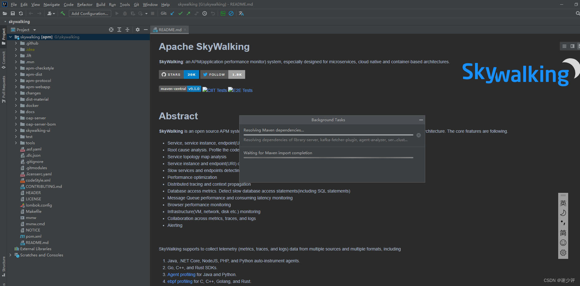 在本地使用IDEA运行、调试【SkyWalking】_skywalking 本地调试-CSDN博客