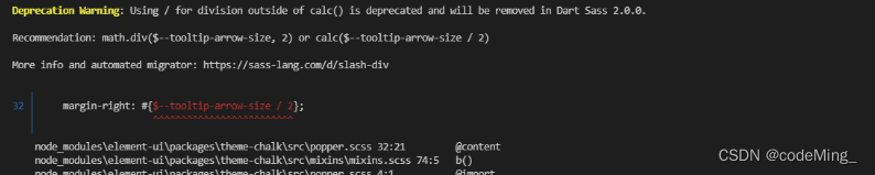Deprecation Warning Using For Division Outside Of Calc Is Deprecated And Will Be Removed Csdn博客