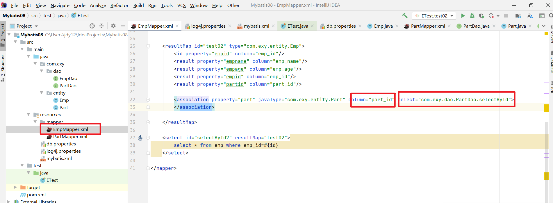 SSM框架之MyBatis多表联查（详细使用案例）_ssm实现多表查询并展示-CSDN博客