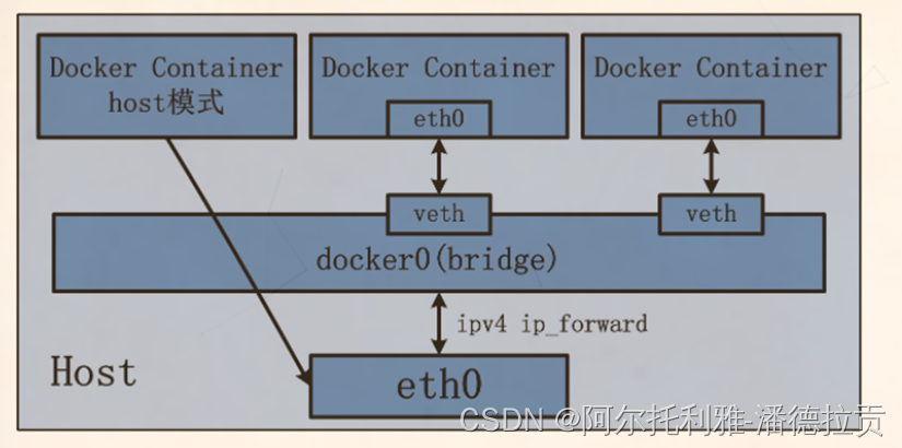 Docker网络-bridge/host/container/none模式_docker brige 改为 host-CSDN博客