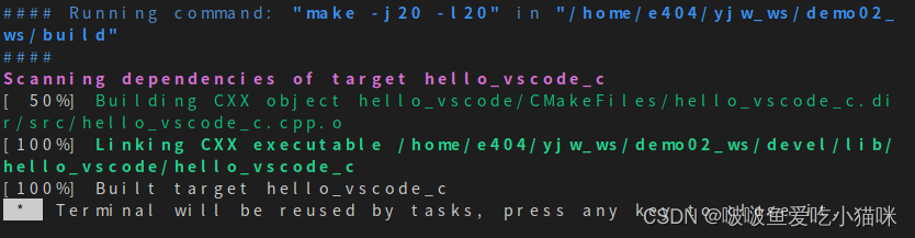 Vscode 使用教程——ros下编译cc代码vscode编译ros工程 Csdn博客