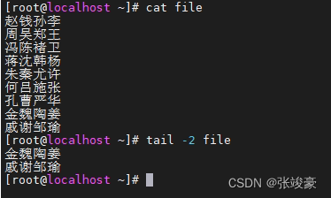 Linux中的tail命令_linux tail -f 根据条件输出最新行-CSDN博客